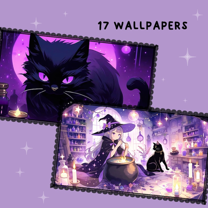 Witchy Aesthetic Desktop Wallpapers! - Etsy