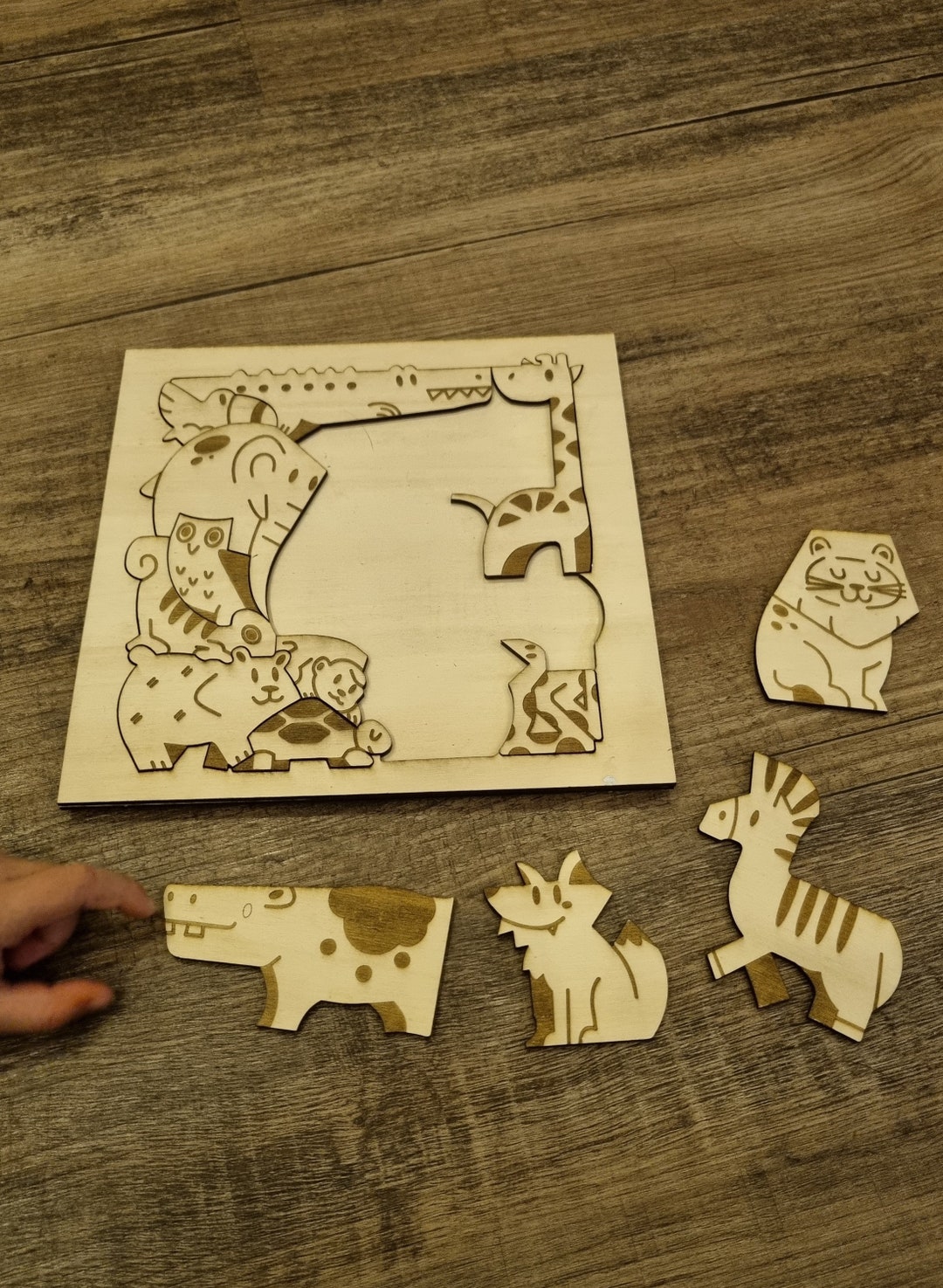 Puzzle Nested 4 Different Designs From Approx. 2-3 Years ...