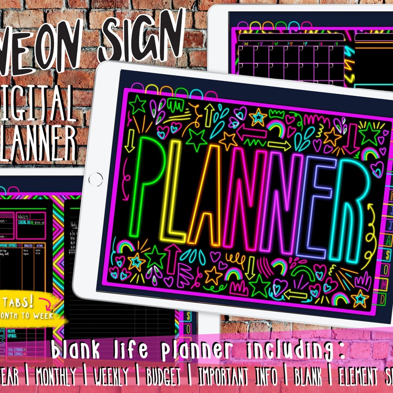 Chalkboard Planner - Etsy