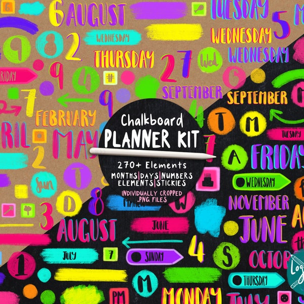 Chalk Stickers - Etsy