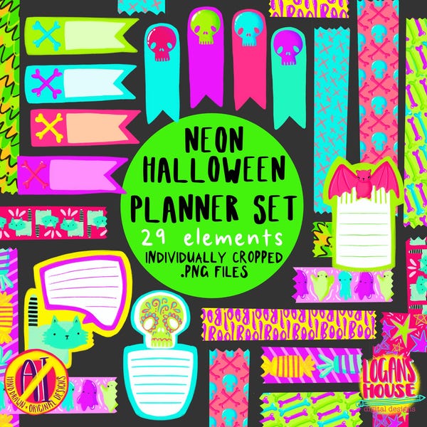 Neon Washi Tape - Etsy