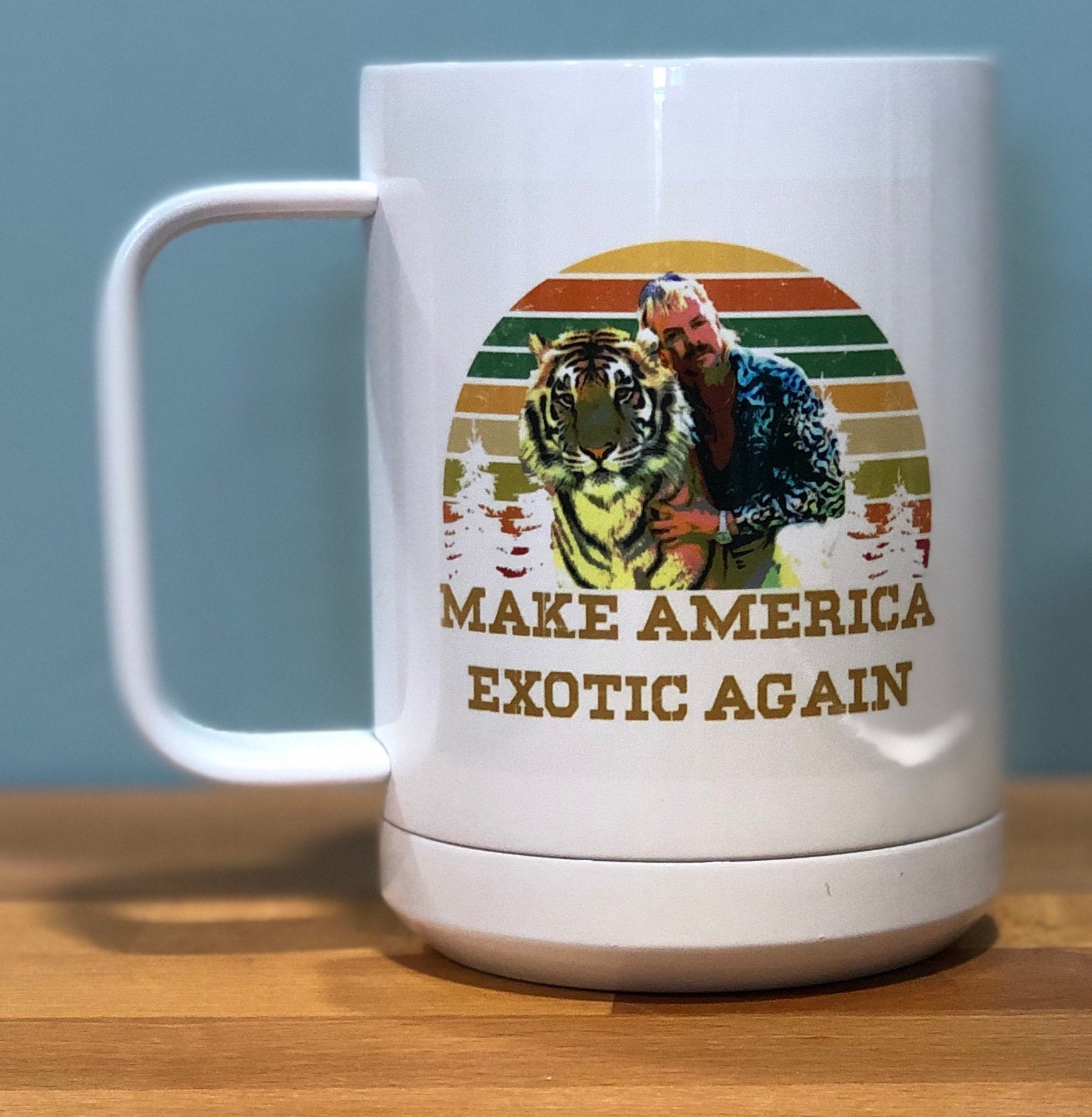 Joe Exotic Mugs Tiger King THERMAL INSULATED Coffee MUGS - Etsy.de