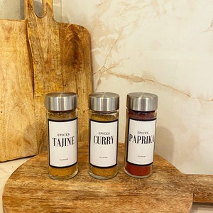 Set of 50 Spice Jar Labels (TO PRINT) - Etsy