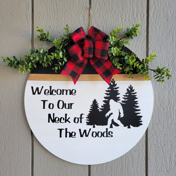 Welcome to Our Neck of the Woods - Etsy