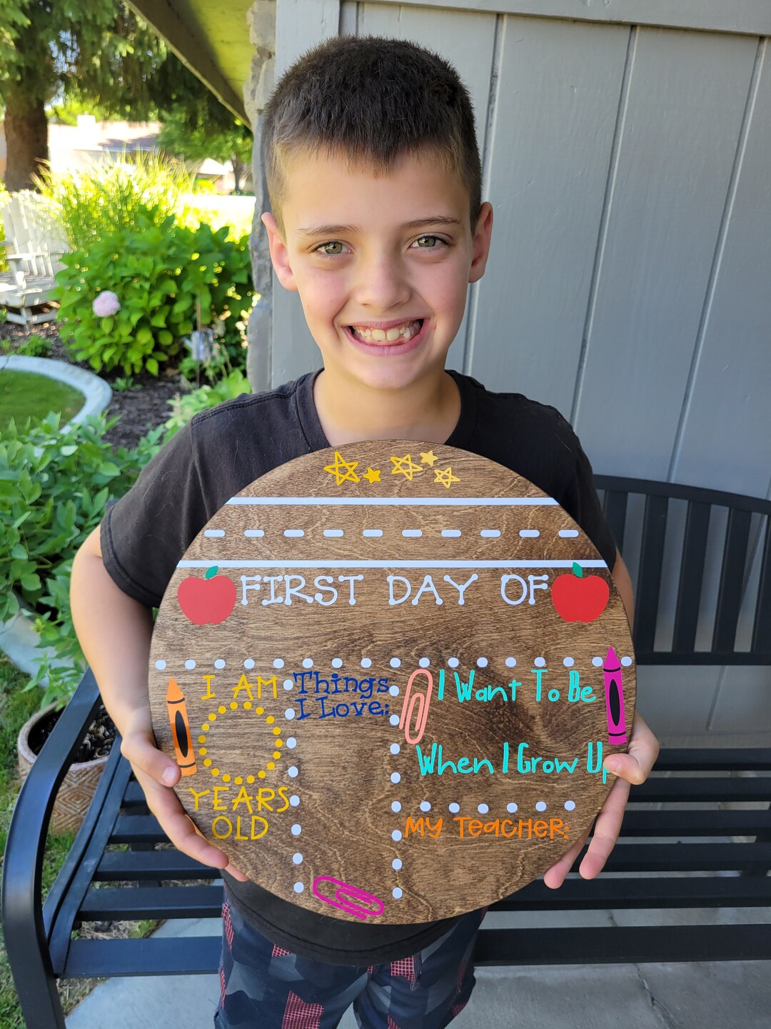 First Day of School Sign First Day of Kindergarten Sign 1st Day of ...