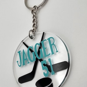 Personalized Sports Keychain | All Sports Name Tag | Sports Team Snack ...