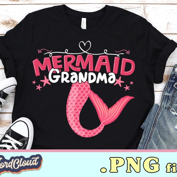 Mermaid Grandma - Etsy