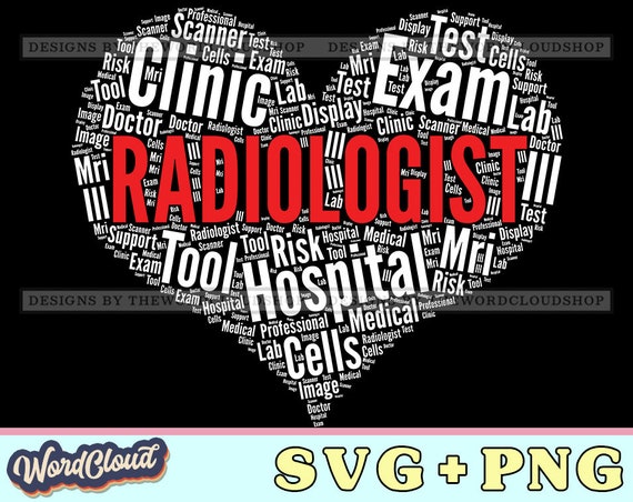 Word Cloud Heart Radiologist Radiology Gift Radiology - Etsy UK