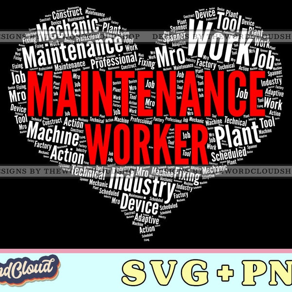 Maintenance Man Svg - Etsy