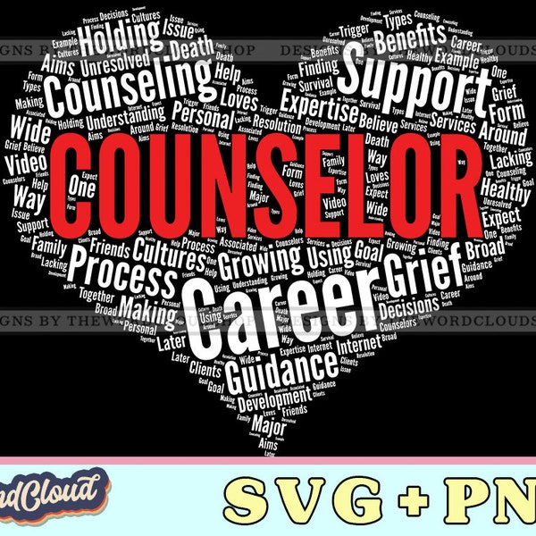 Counselor Word Art - Etsy