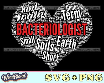 Microbiology Word Svg - Etsy