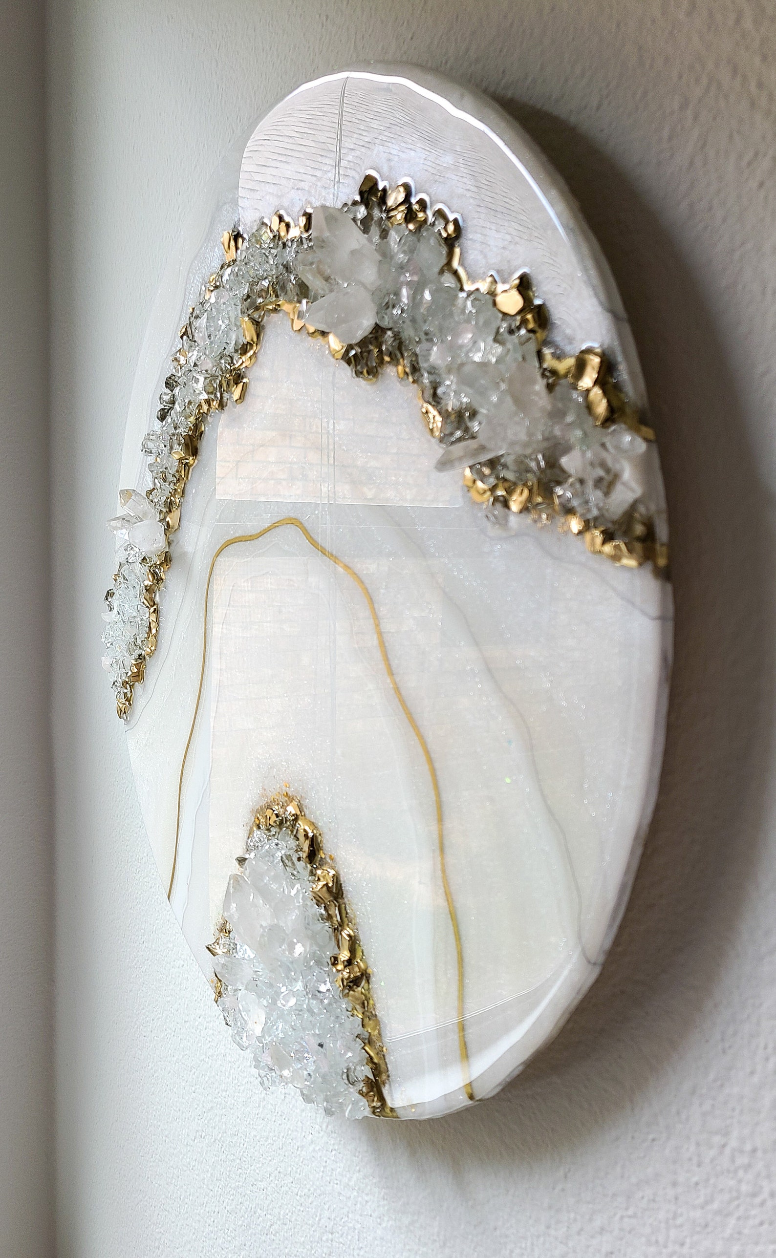 Custom Geode Inspired Wall Clock Wall Art Home Décor Resin - Etsy