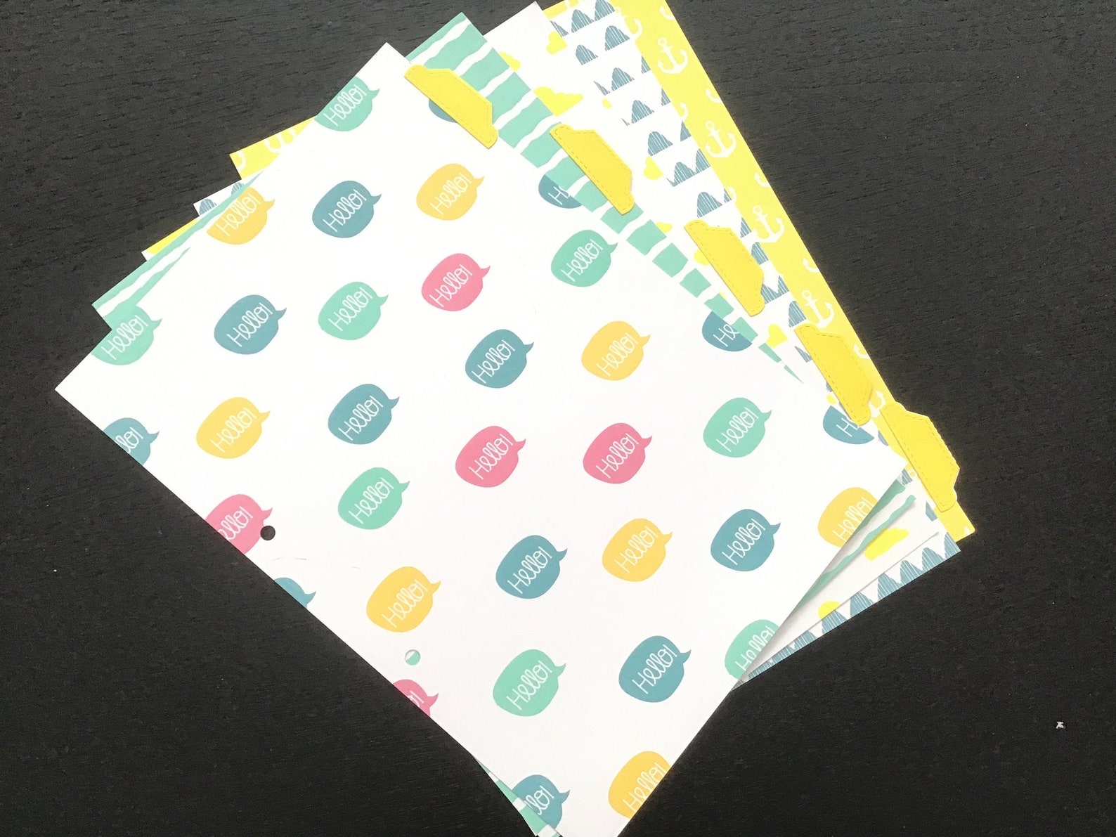 A4 file dividers A4 dividers lever arch dividers set of | Etsy