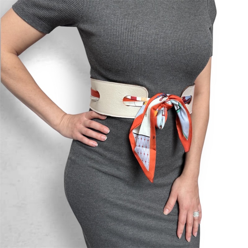 Wide Fabric Belt - Etsy