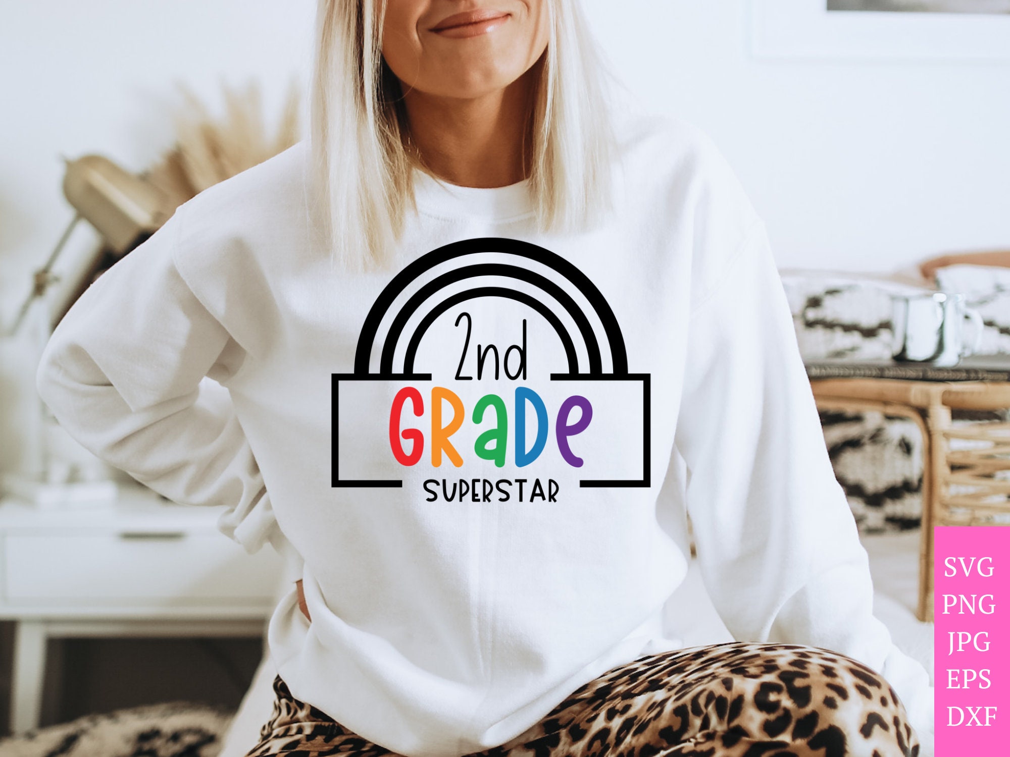 2nd Grade Svg-2nd Grade PNG Eps Dxf Cut File-second Grade First Day of ...