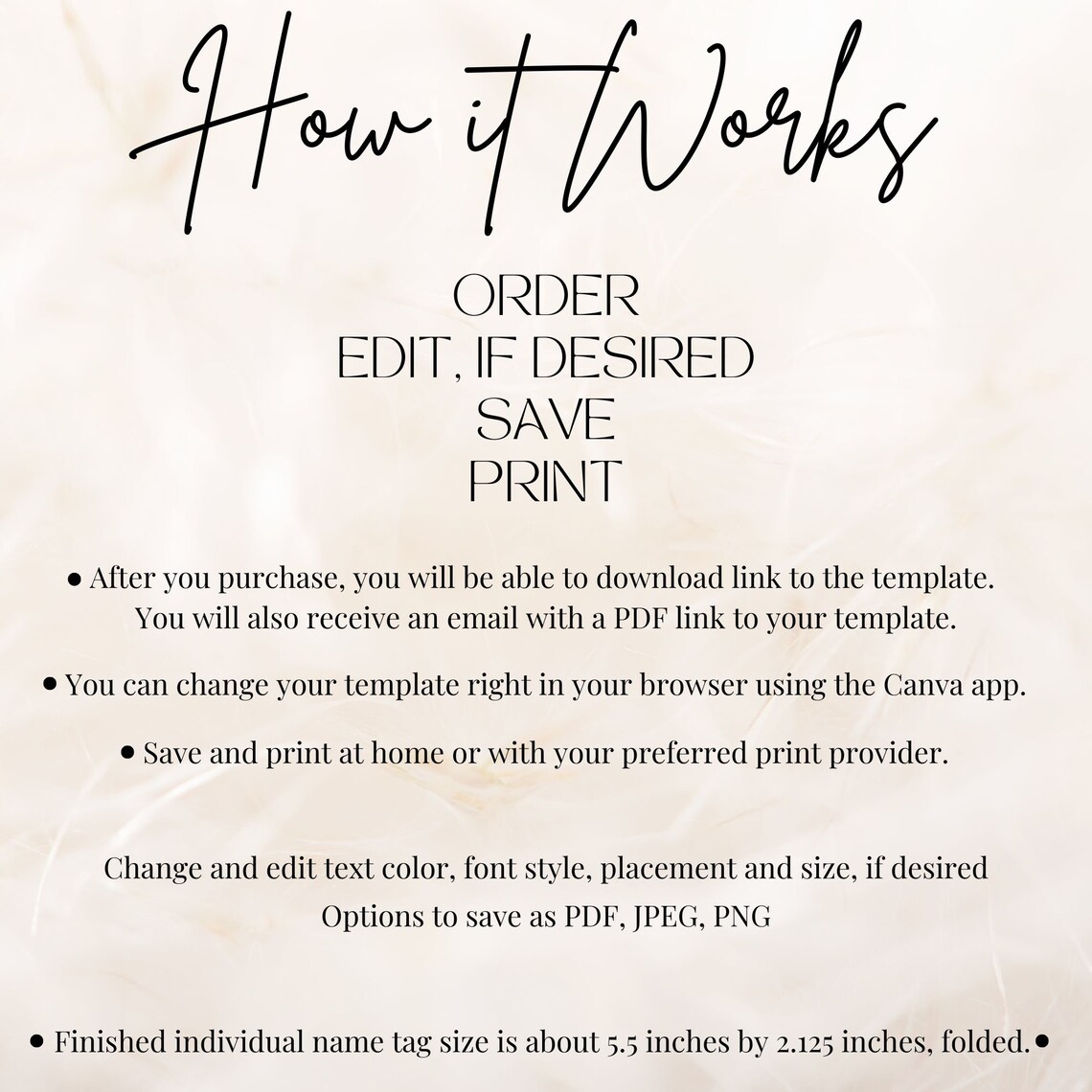 Reserved Seating Name Tag Template, Seating Card Printable Chair Tags ...