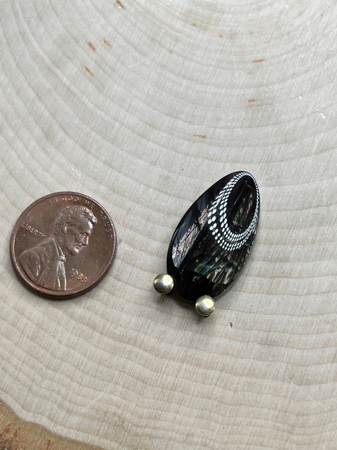 Stunning Fire Obsidian Cabochon. 24.5mm X 13mm X 4.5mm. 12.5 Carats ...