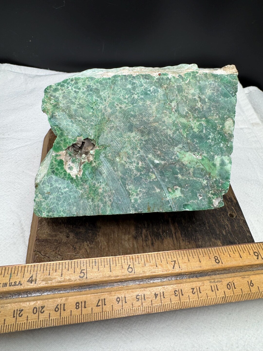 Gemmy and Translucent Lucin Variscite Cut Rough. 2.4 Pounds. Cut on 3 ...