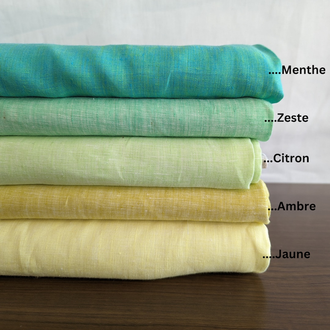 Fresh Color Palette Pure Linen Fabric Used for Shirts - Etsy Australia