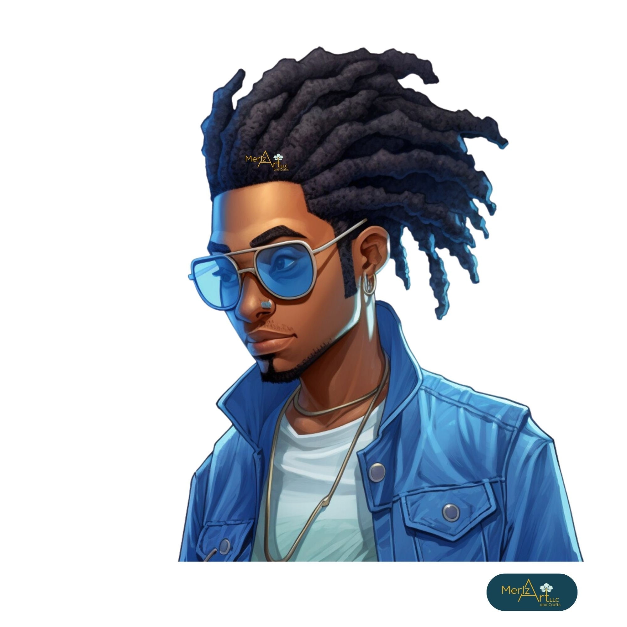 Men Clipart, African American Men Clipart, Black Man Magic, Fashion ...