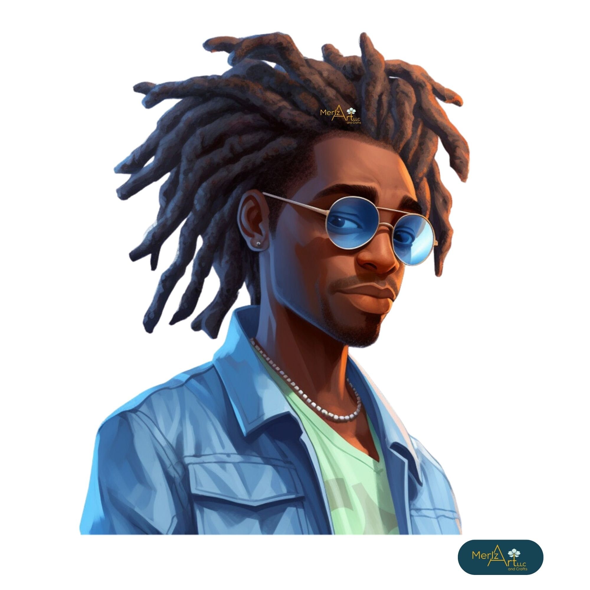 Men Clipart, African American Men Clipart, Black Man Magic, Fashion ...