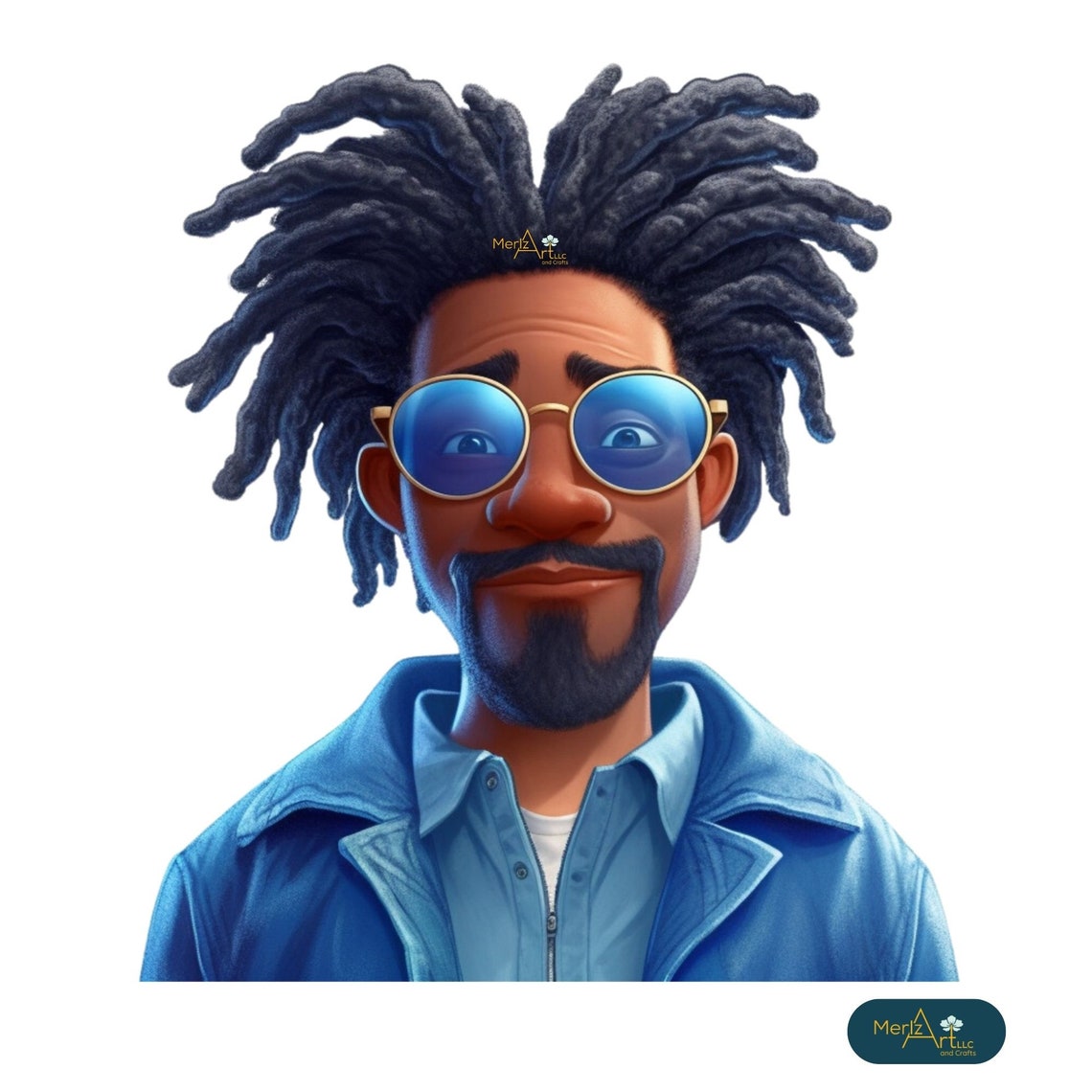 Men Clipart African American Men Clipart Black Man Magic - Etsy