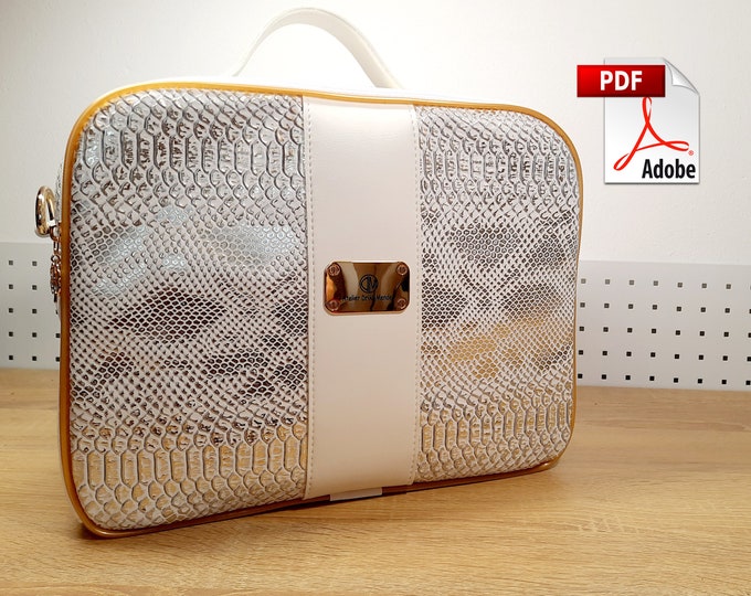 Kinah Bag Sewing Pattern Chic Woman Drika Mendes Travel Video Tutorial ...