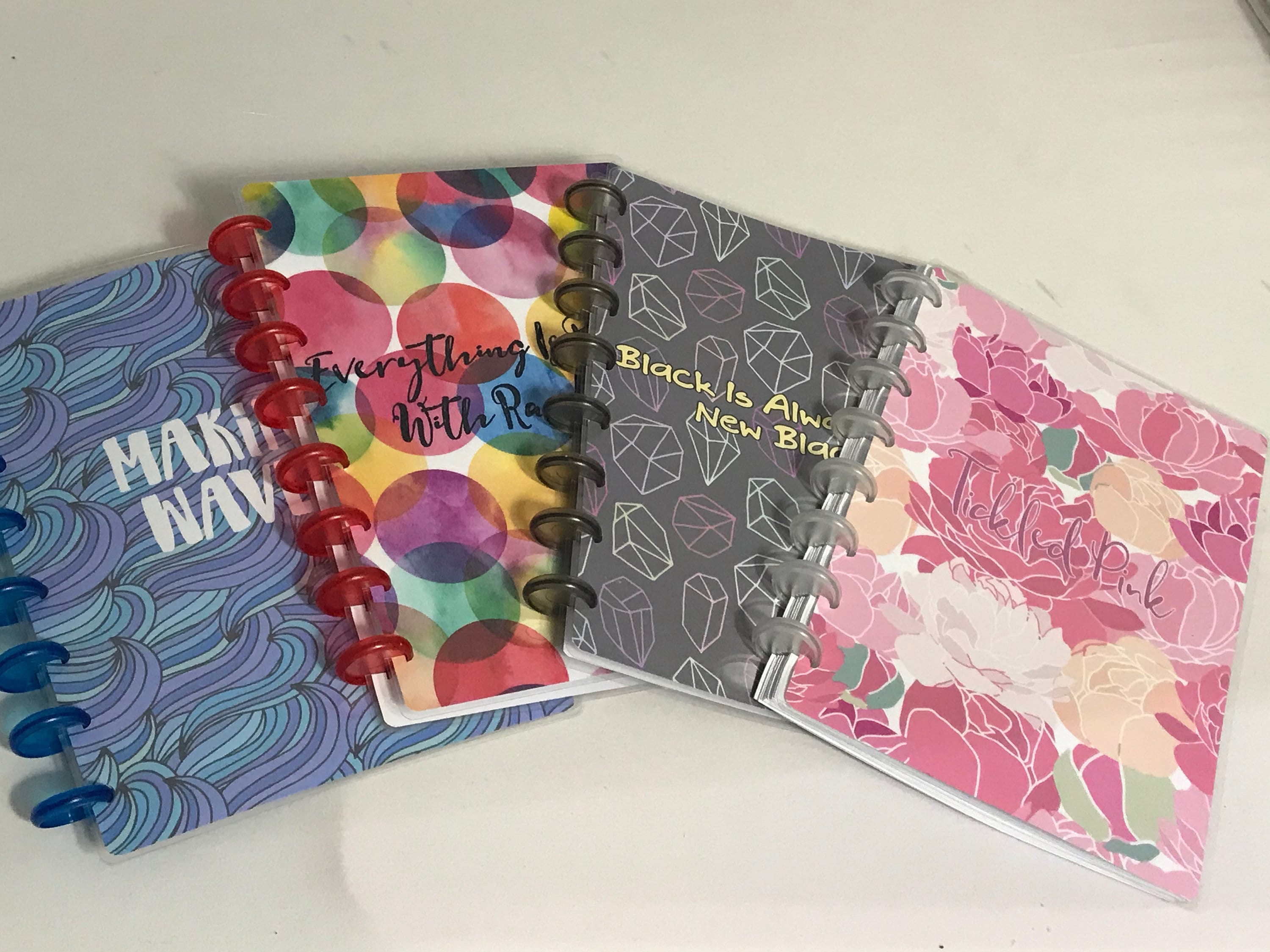 Customised Notebook - Disc-bound A5, 80 Pages: Select Disc Colour and ...