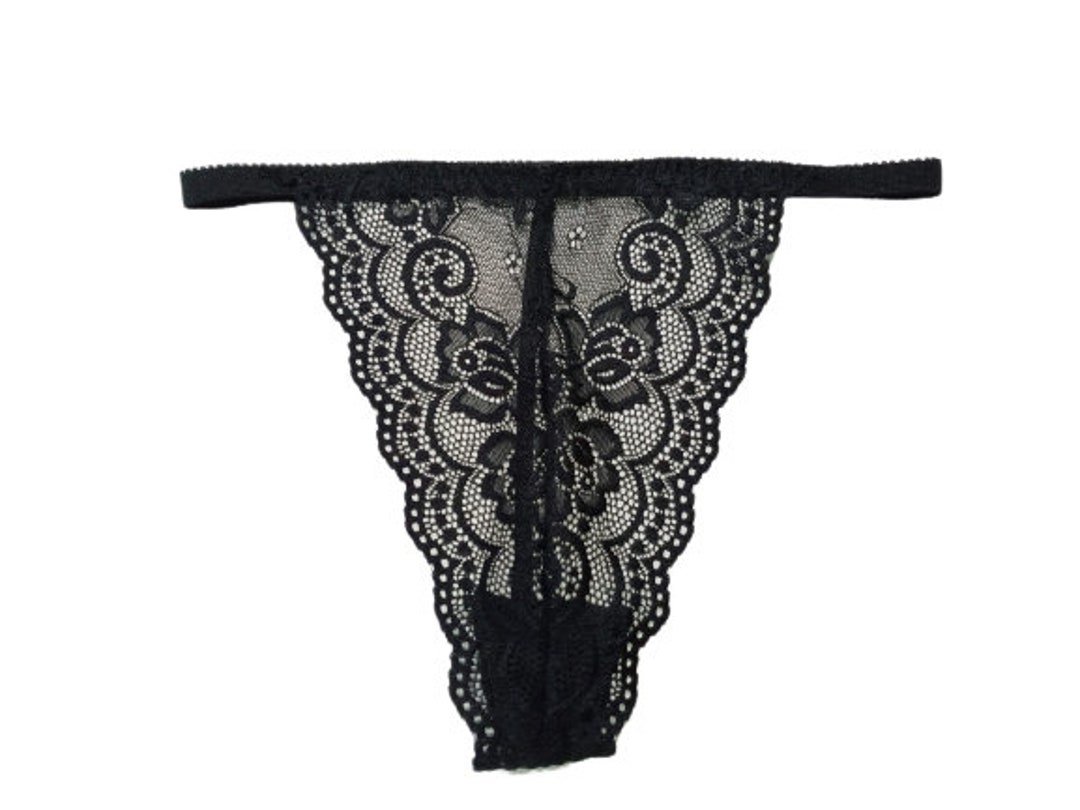 Der Kommissar Lace T-back Lace Panties - Etsy