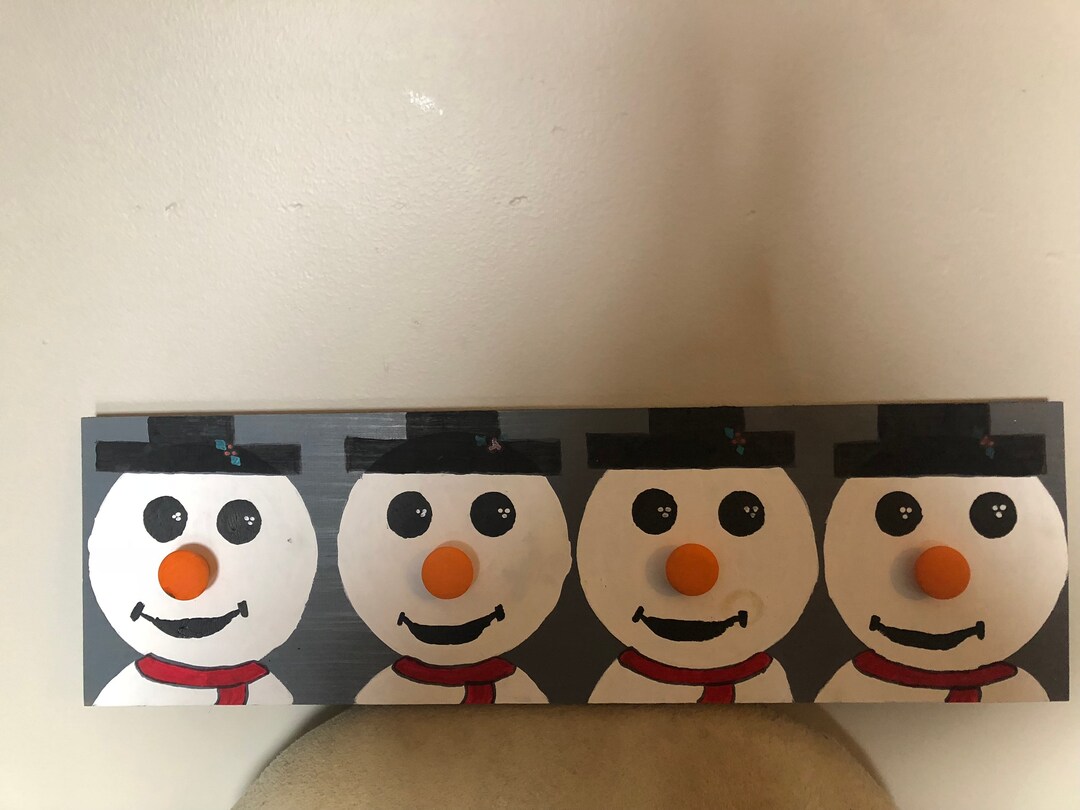 Snowman Stocking Holder - Etsy
