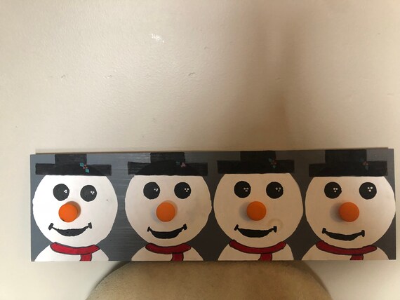 Snowman Stocking Holder | Etsy