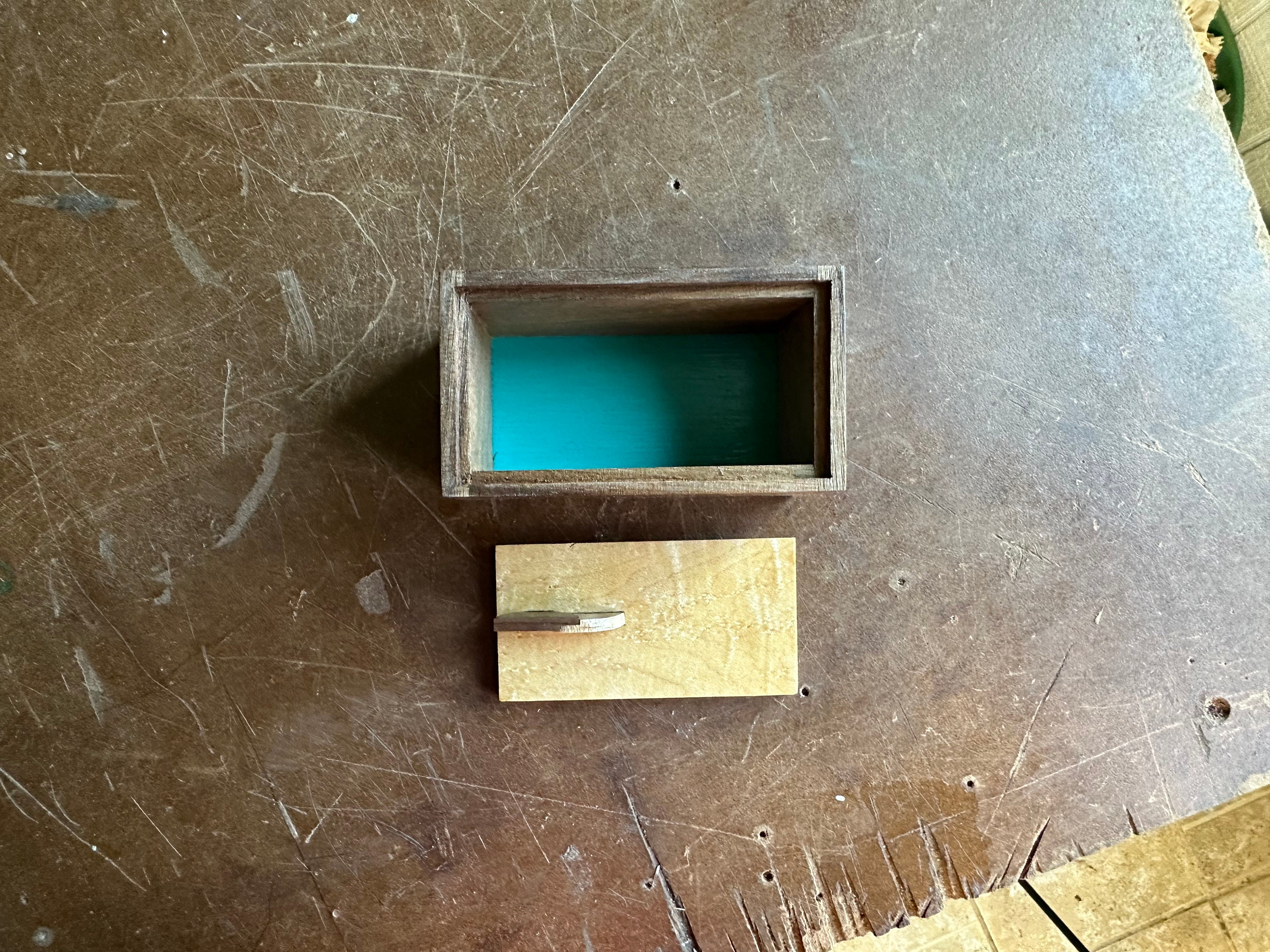 Walnut and Birds Eye Maple Micro Box - Etsy