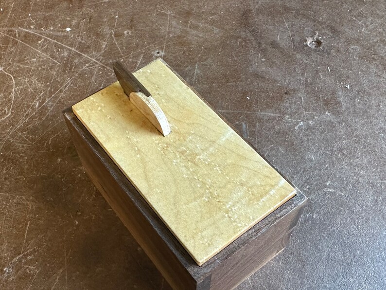 Walnut and Birds Eye Maple Micro Box - Etsy