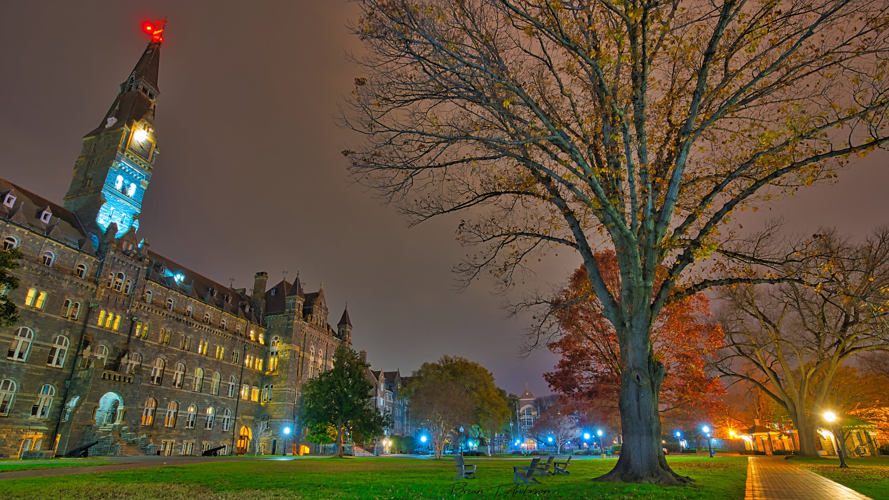 Georgetown University Campus Winter