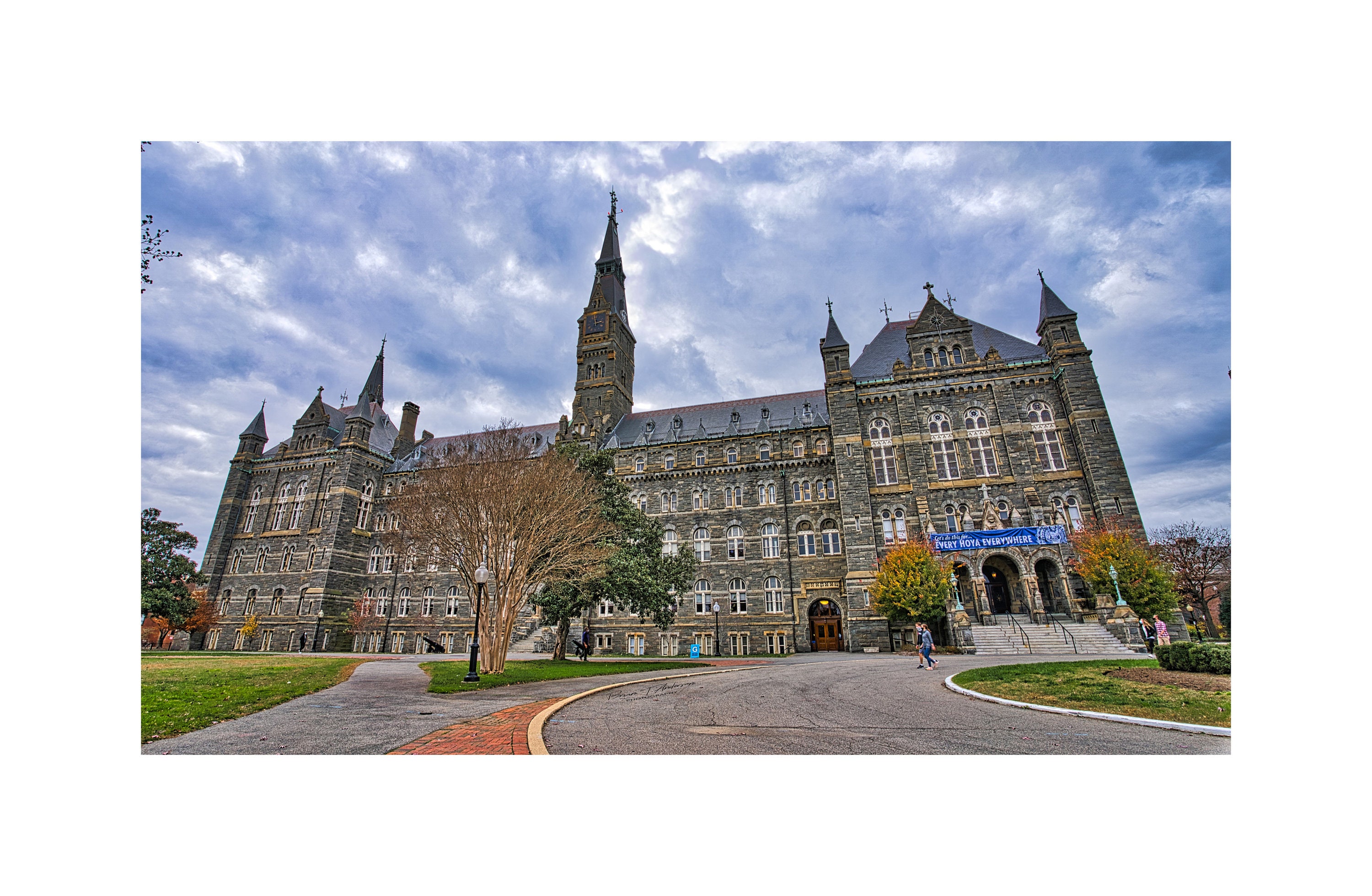 Georgetown University Healy Hall. A Print or Canvas - Etsy