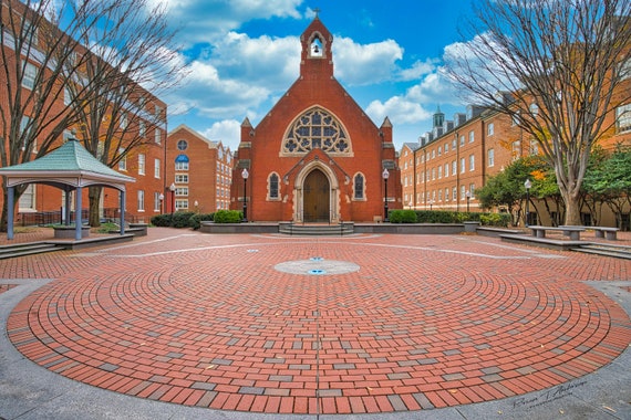 A Print or Canvas of Dahlgren Chapel Georgetown University. - Etsy