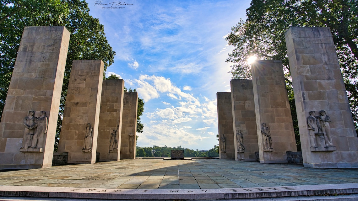 The Pylons at Virginia Tech; "that I May Serve" Print or Canvas - Etsy