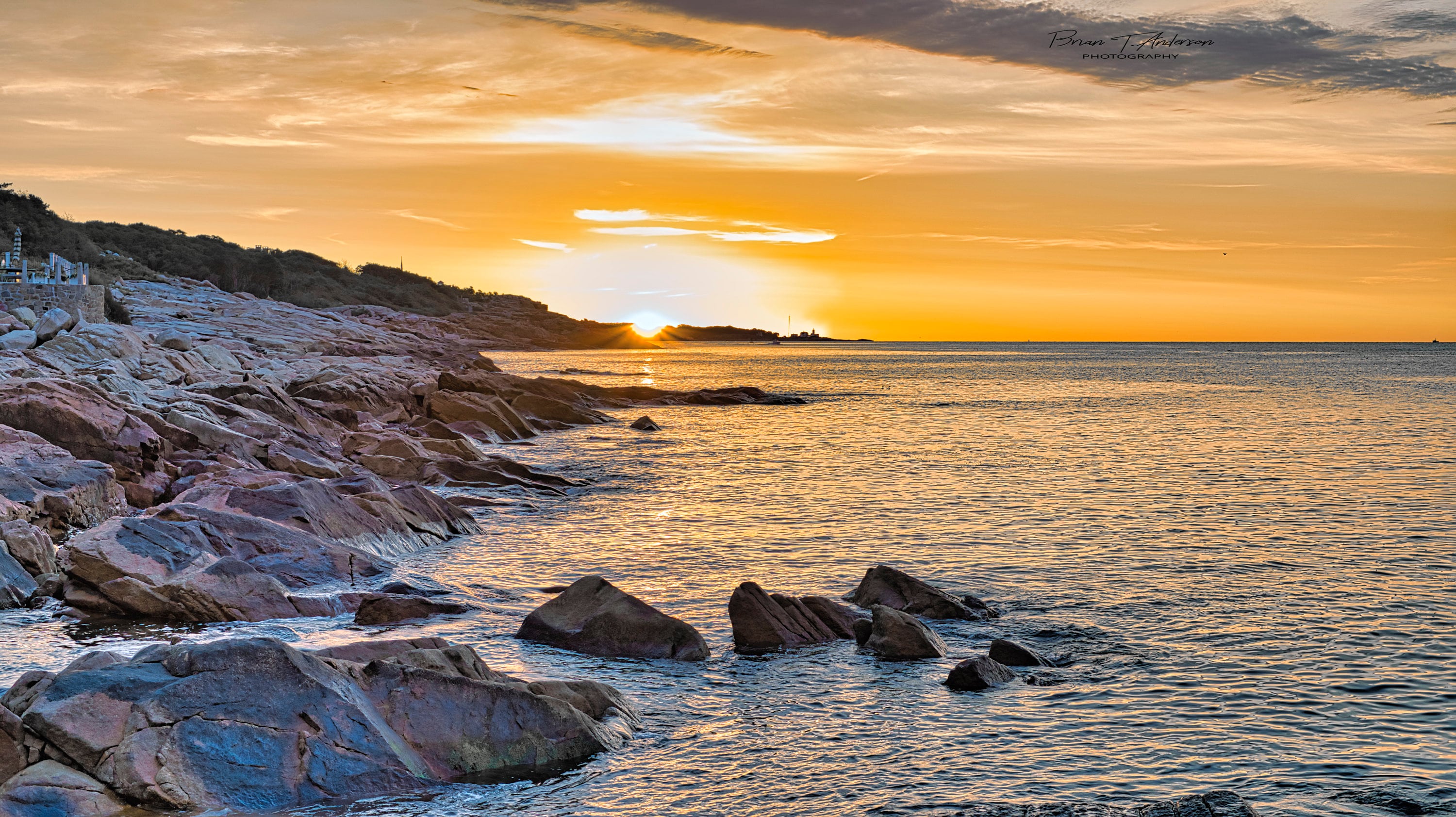 Atlantic Ocean Sunrise in Gloucester Massachusetts. Print or Canvas ...