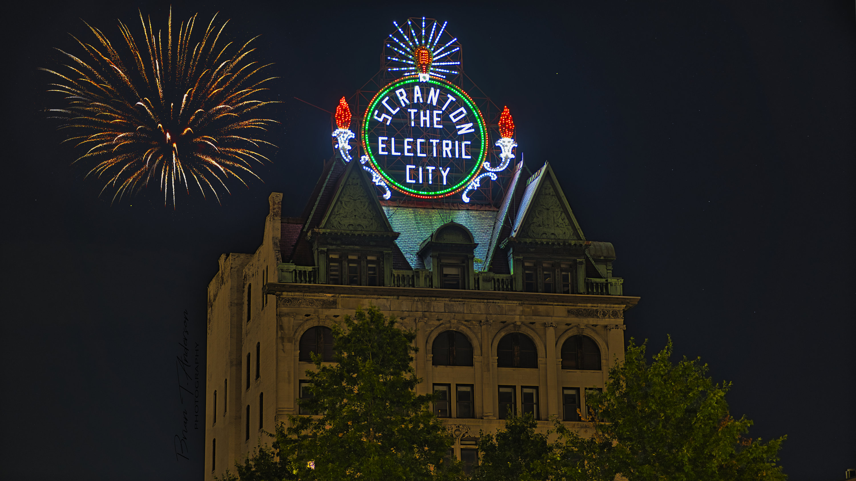 A Wide Format Print or Canvas of the Electric City Sign in Good Old ...