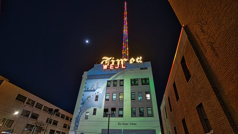 A Photo or Canvas of the Times Building in Scranton PA - Etsy
