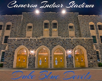 Custom College Highway Distance Sign to Cameron Indoor Stadium Home of ...