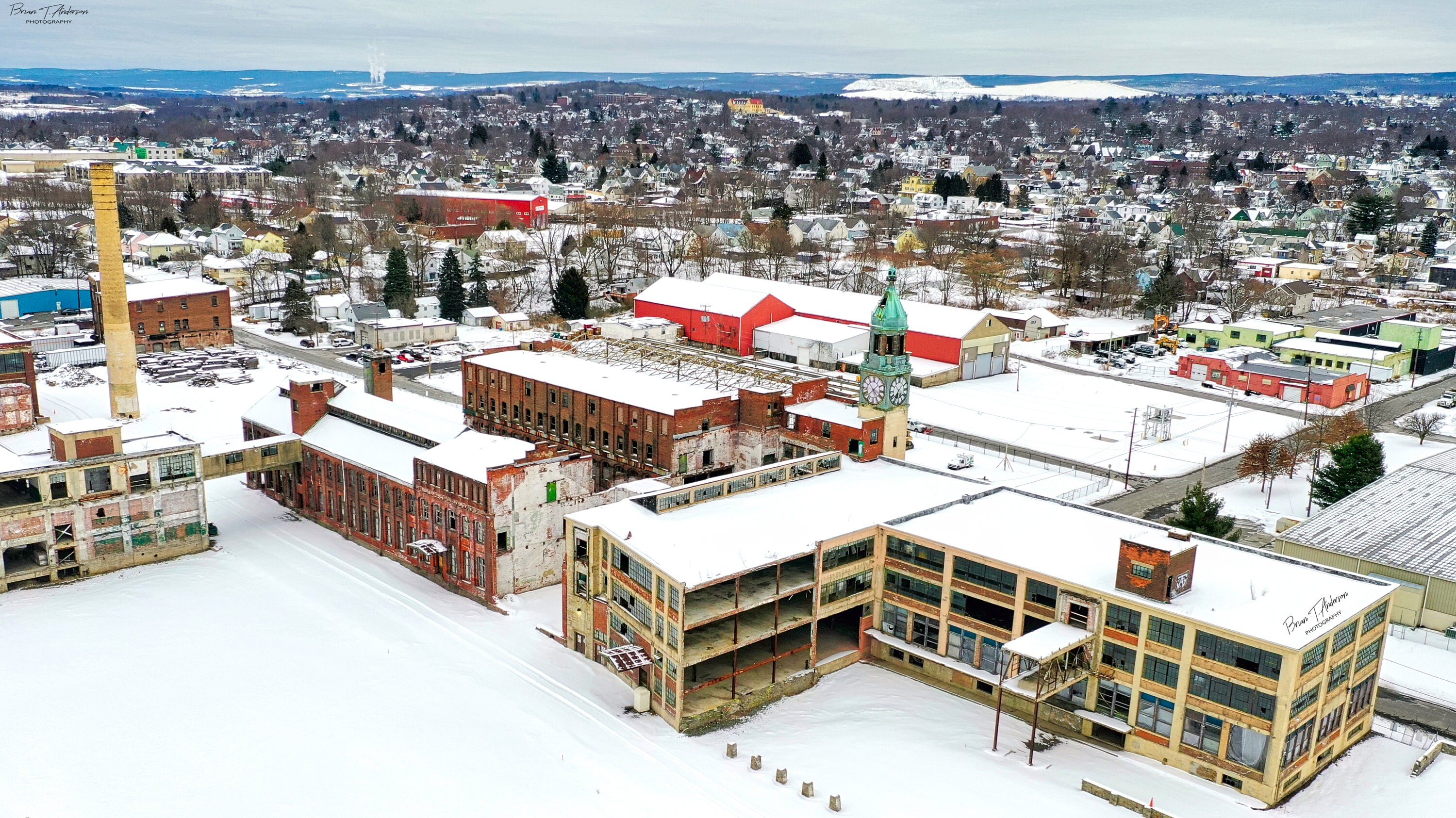 Photo or Canvas of Aerial View Scranton PA Lace Factory - Etsy