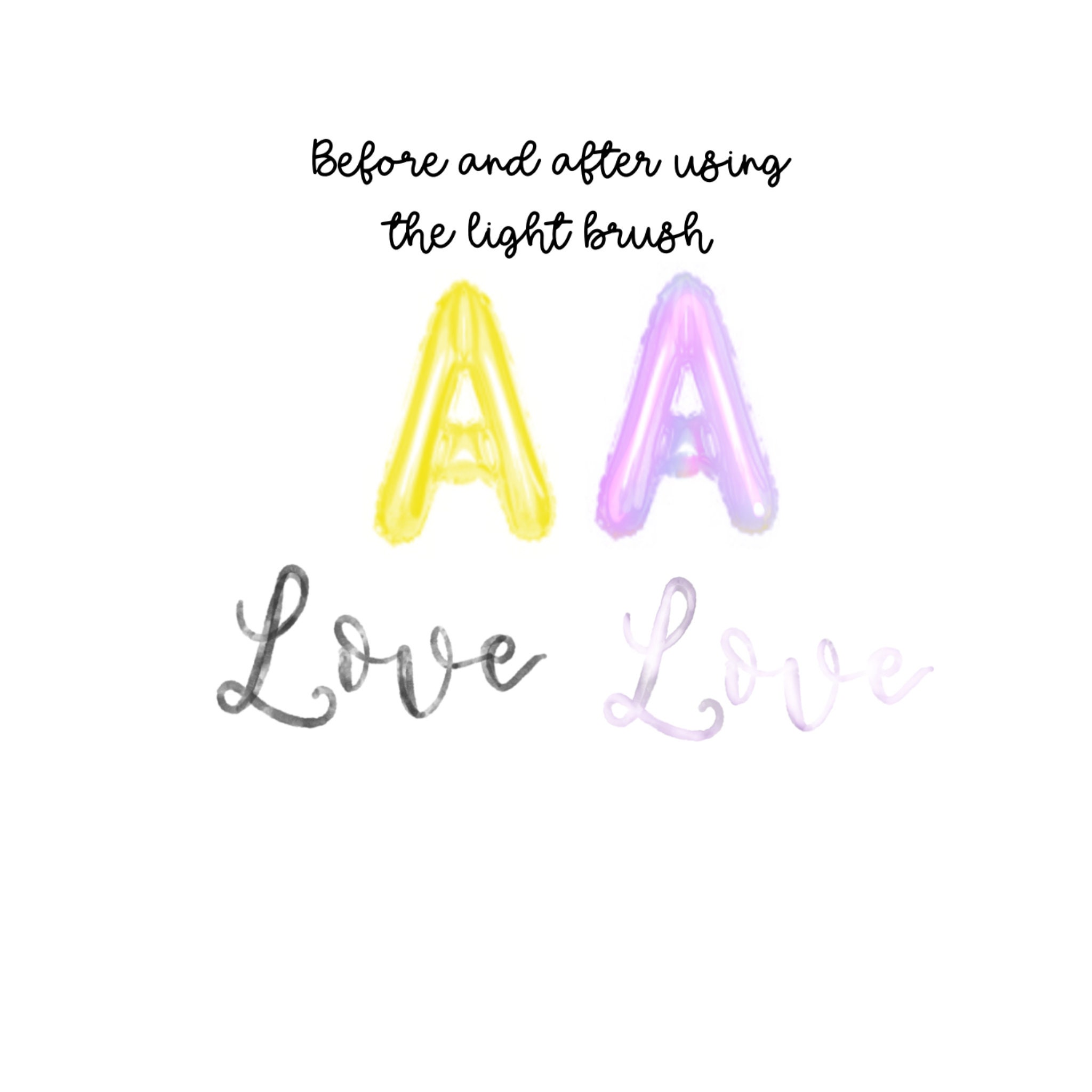 Light Brush Pen ,procreate ,single Brush - Etsy