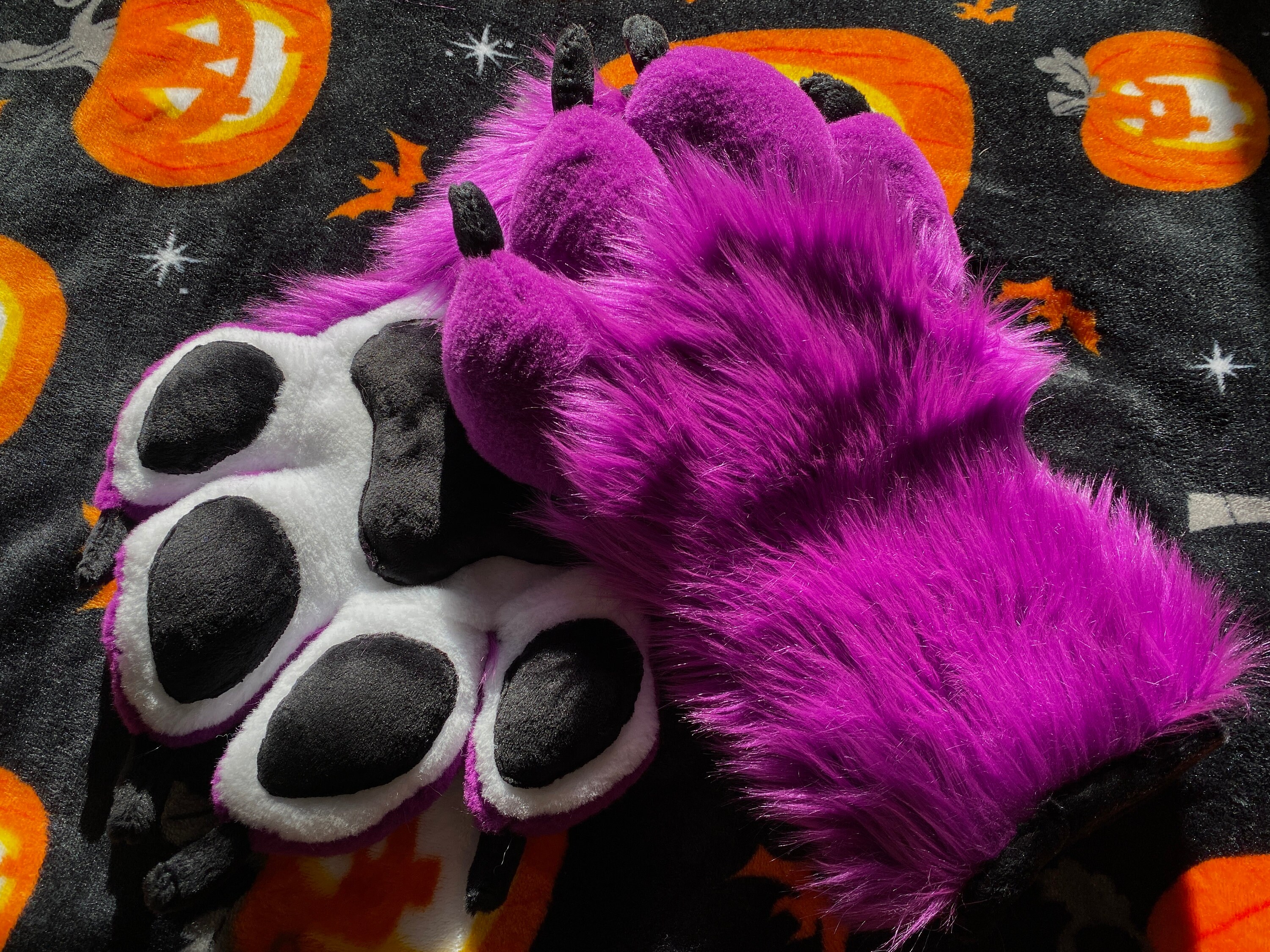 Fursuit Paws purple, White, Black - Etsy