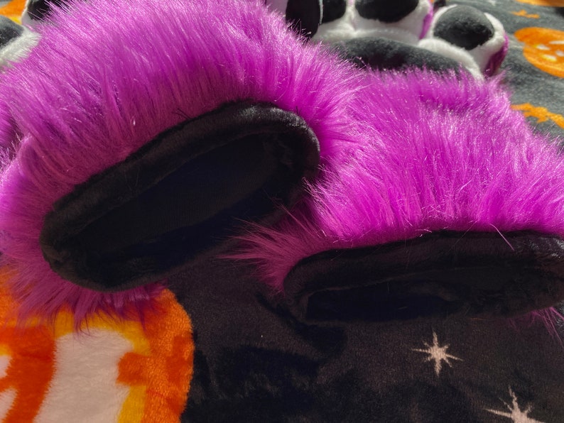 Fursuit Paws purple, White, Black - Etsy