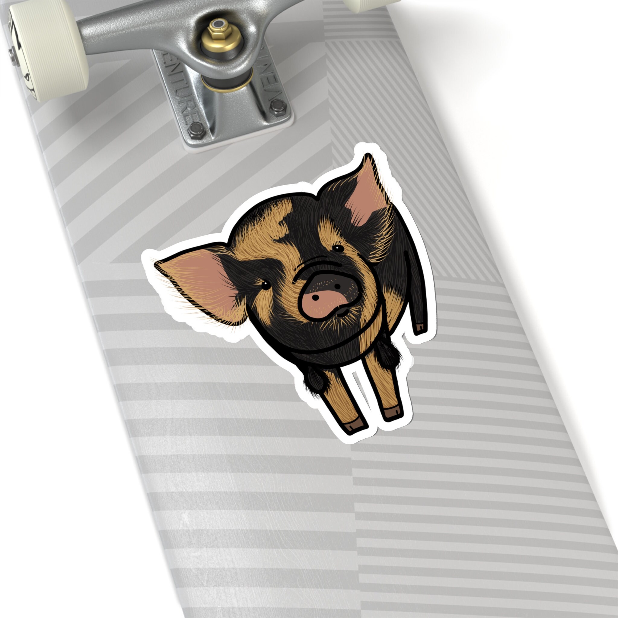 Ranseur the Kunekune Pig Sticker - Etsy