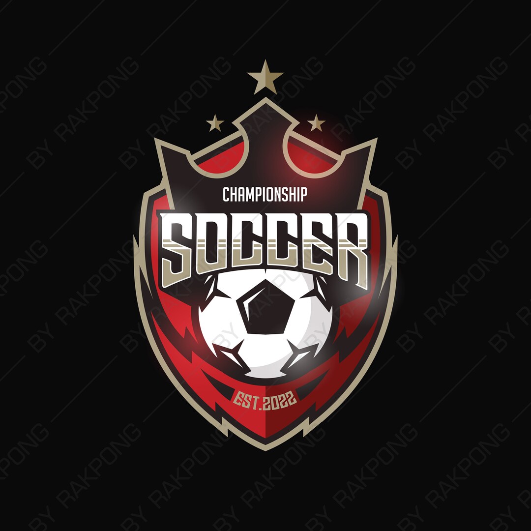 Soccer Badge Logo Design Templates Football FC Eps, Jpeg, Png, Pdf, Svg ...