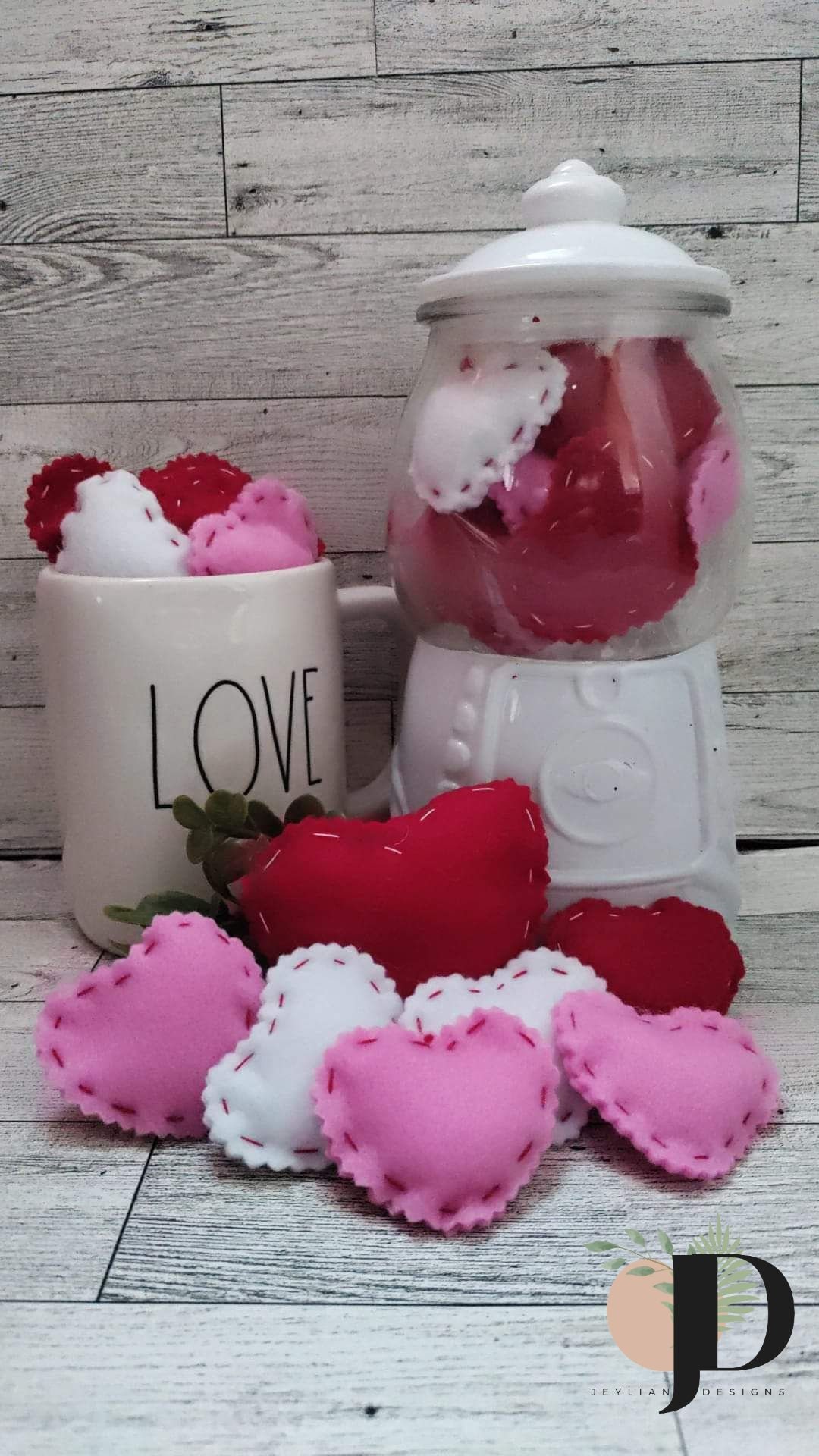 Valentine Heart Felt Filler - Etsy