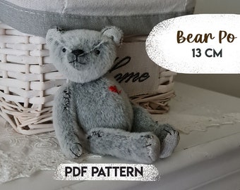 Bunny Sewing PDF Pattern, Teddy Toy Jointed Pattern, Rabbit Pdf Sewing ...