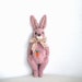 Bunny Sewing PDF Pattern, Teddy Toy Jointed Pattern, Rabbit Pdf Sewing ...